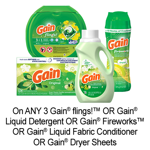 Get This New Gain Printable Voucher To Save $1